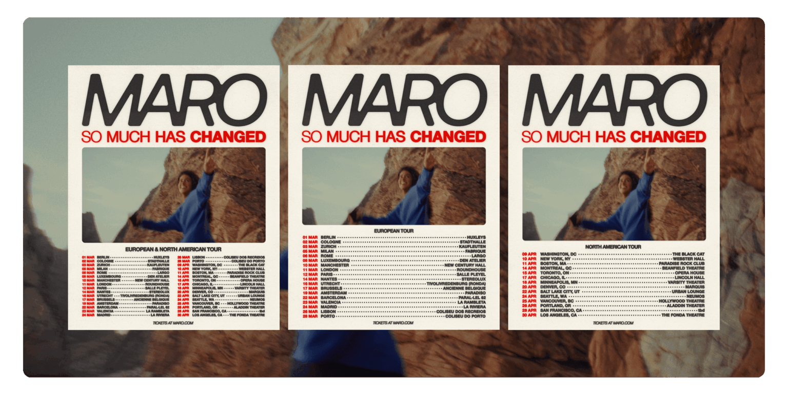 MARO | Tour